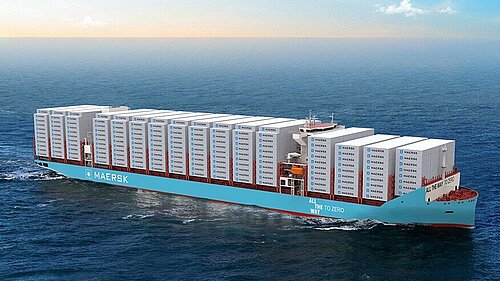 Maersk ordert sechs neue Dual-Fuel-Containerschiffe - Schiff & Hafen